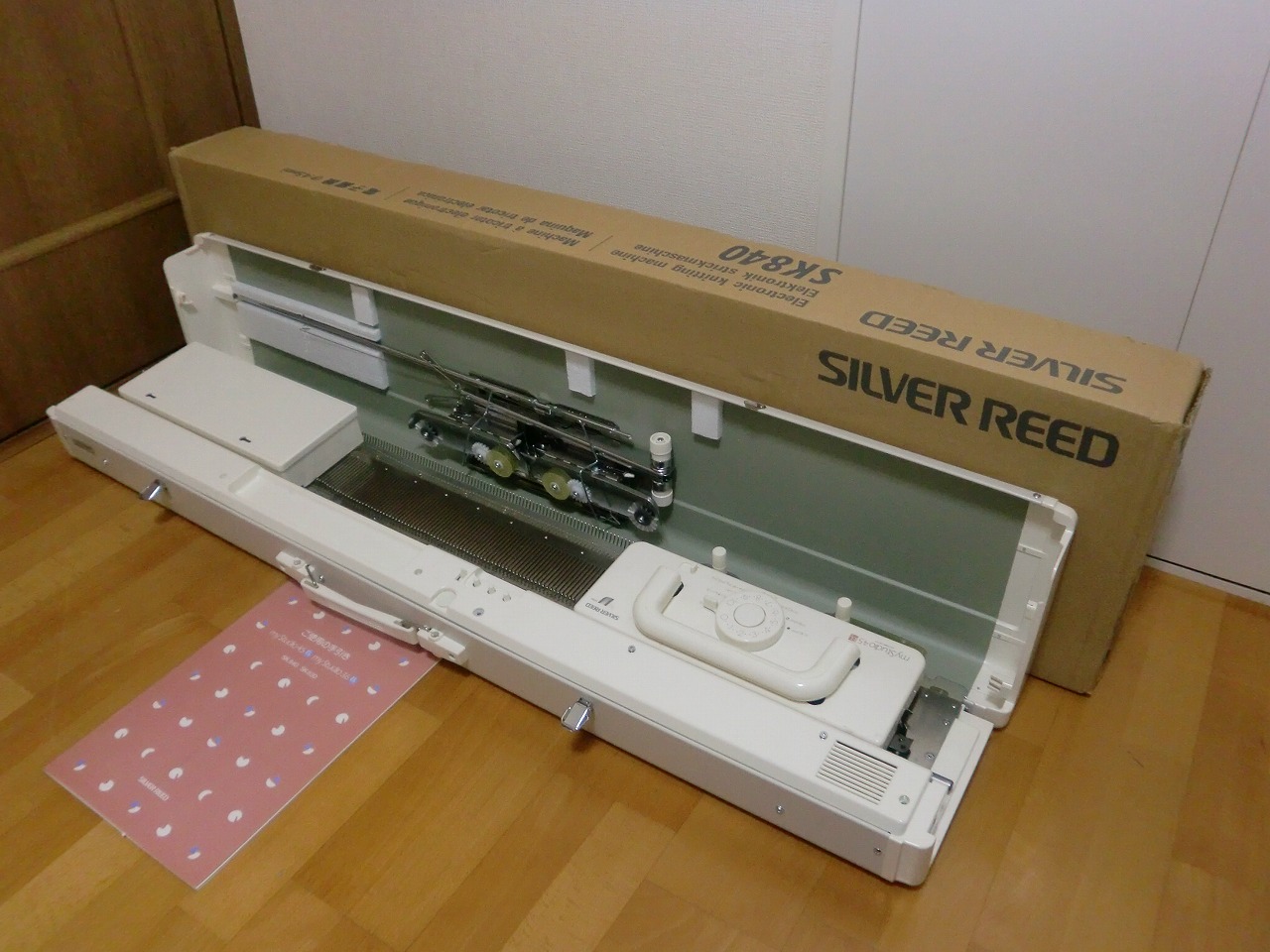 編み機 SILVER REED SK840 シルバー精工 my studio 4.5 EL シルバーリード マイスタジオ 説明書付き ...