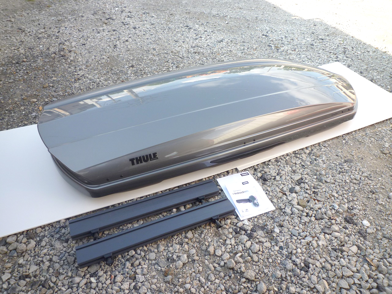 ルーフボックス THULE Dynamic L 900 Ski Carrier スーリー ダイナミック スキーキャリア グレー ジェットバック - リサイクルショップ良品企画-買取実績