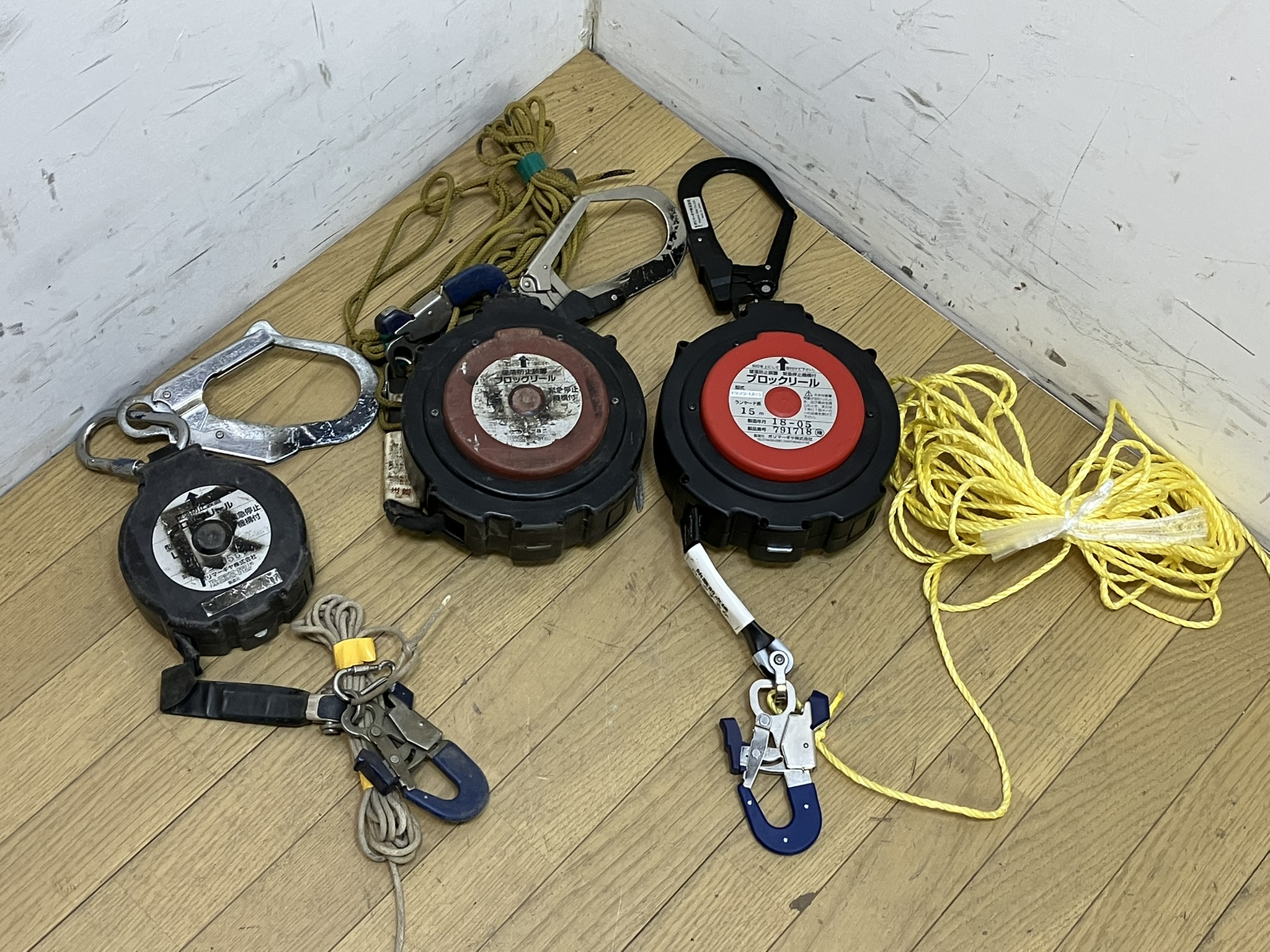 POLYMAER ポリマーギヤ セーフティブロック F5SF2-LR15 ブロックリール 墜落防止 ランヤード15m 自動巻取 安全帯 安全ブロック - リサイクルショップ良品企画-買取実績