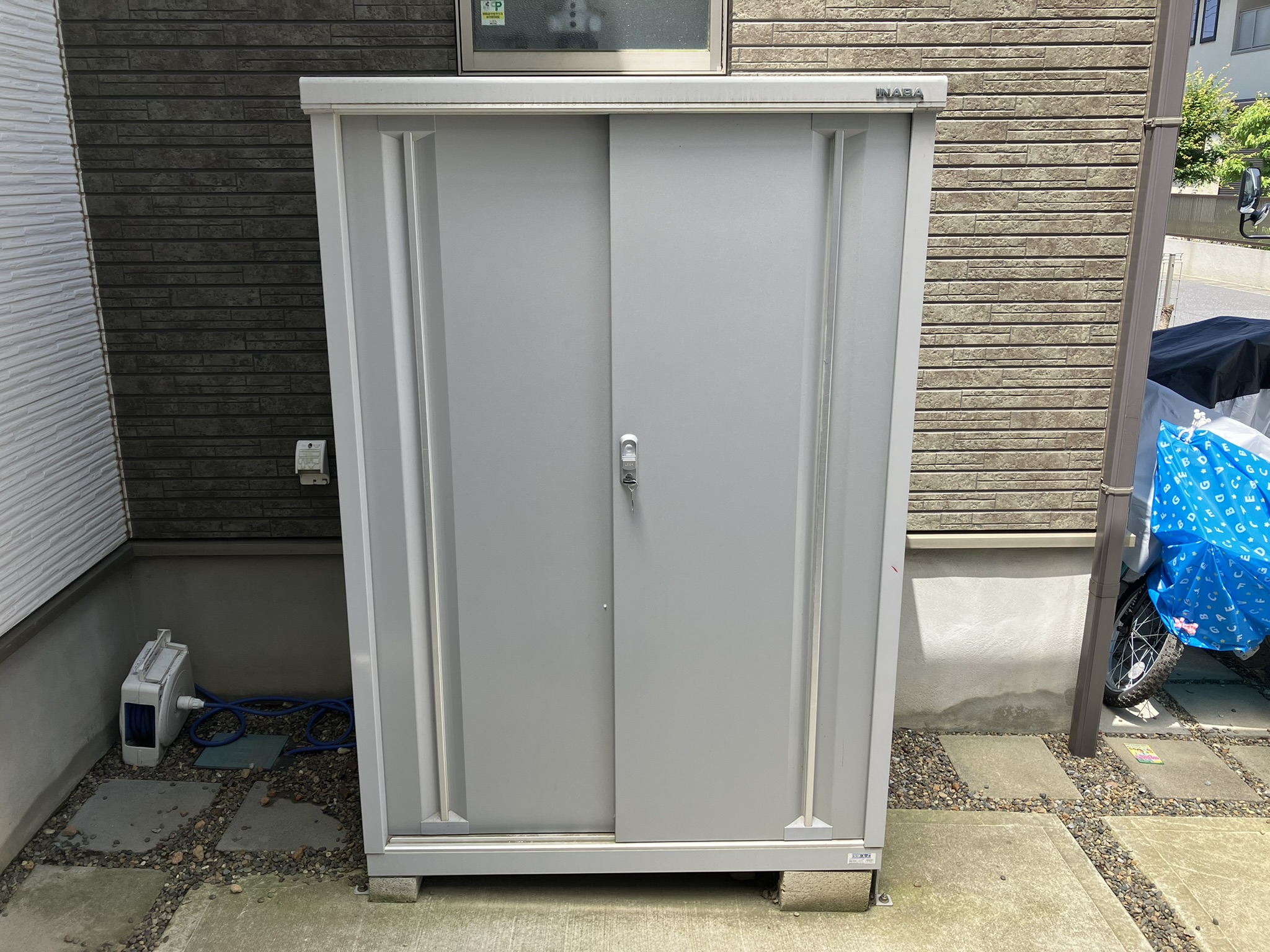 INABA 稲葉製作所 イナバ物置 MJX-117D W1100×D755×H1603 床1.33 0.4坪 鍵付き 説明書付 - リサイクルショップ良品企画-買取実績