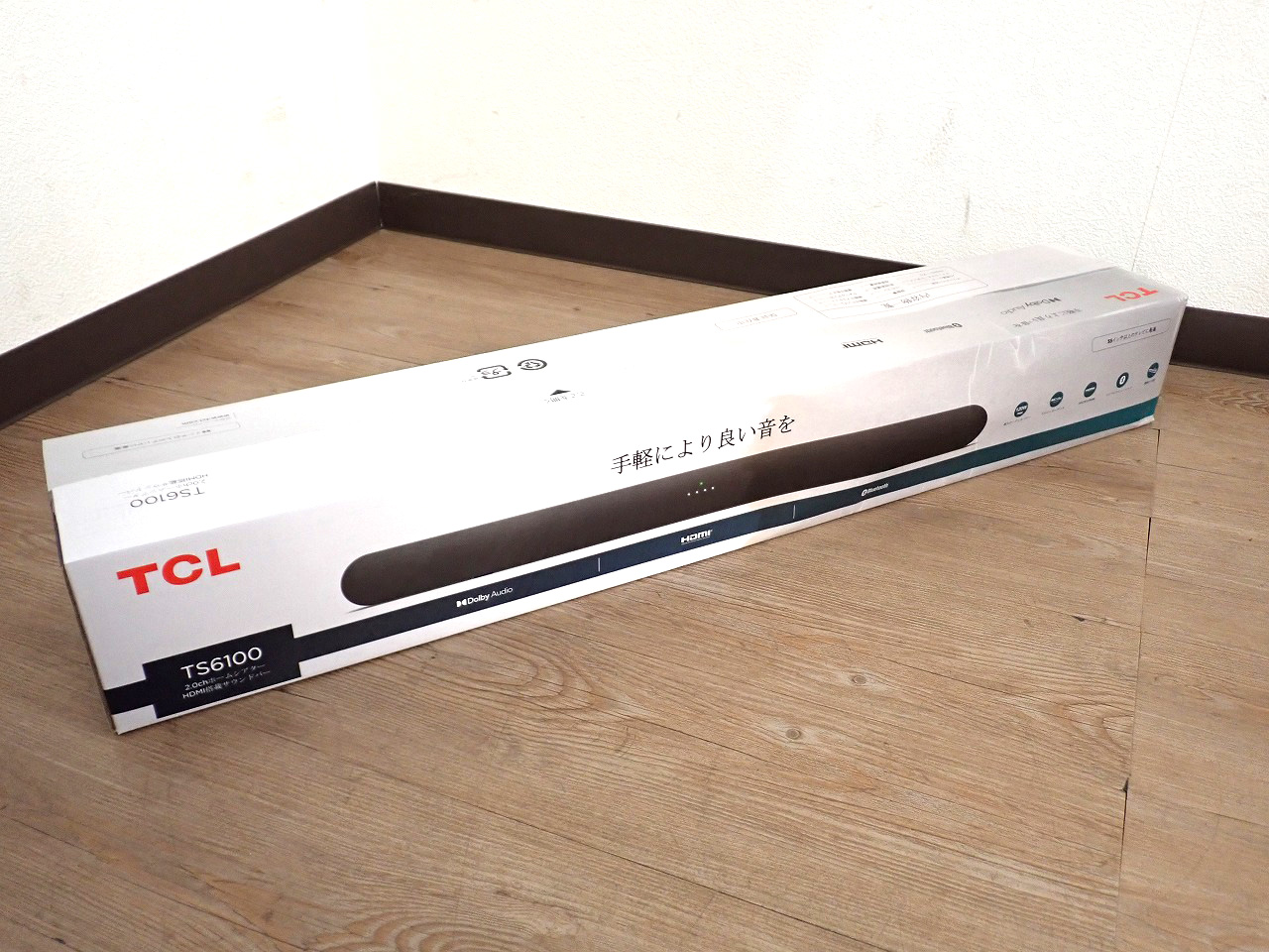 サウンドバー TCL TS6100 ティーシーエル 2.0ch 最大120W Dolby Audio Bluetooth HDMI 高音質 ...
