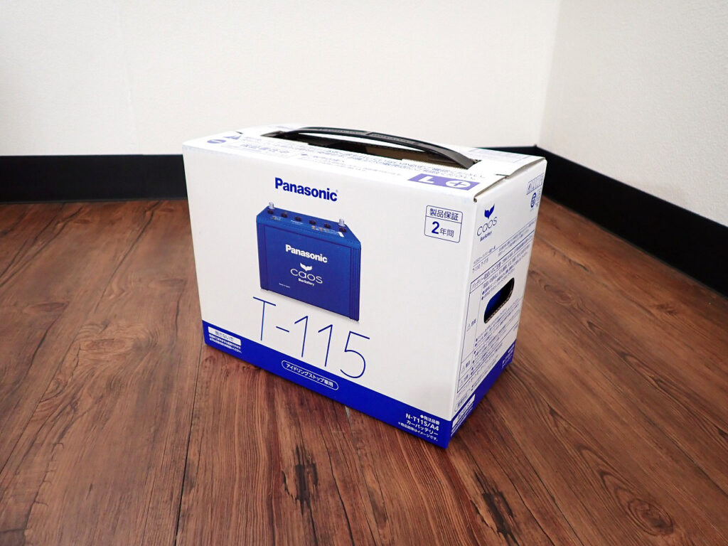 カーバッテリー Panasonic N-T115/A4 パナソニック CAOS Blue Battery カオス アイドリングストップ車 大容量 T-110 T-115 - リサイクルショップ ...